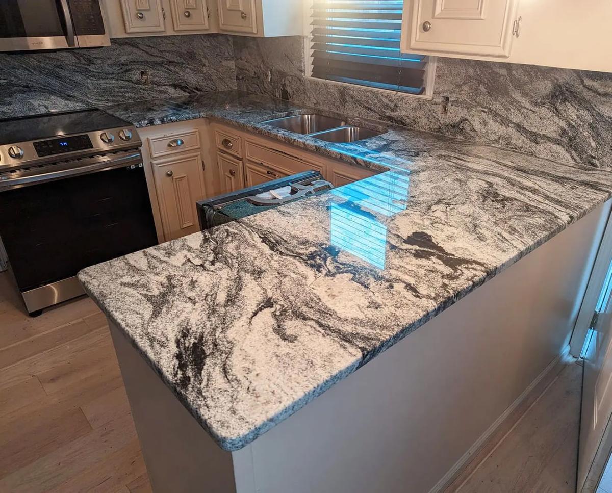 Viscon White Granite Countertops in Raleigh | East Coast Granite