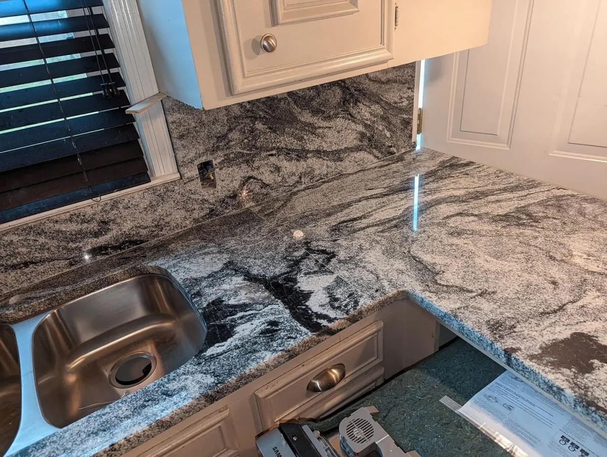Viscon White Granite Countertops in Raleigh | East Coast Granite