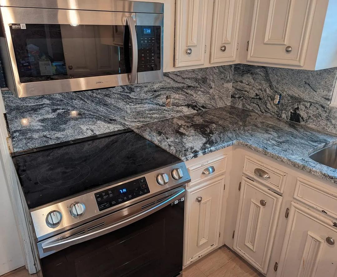 Viscon White Granite Countertops in Raleigh | East Coast Granite